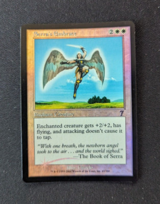 Magic Mtg FOIL Core Set 7th Edition Serra's Embrace near mint | eBay