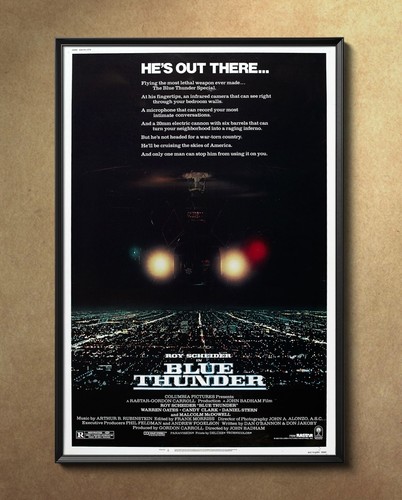 Blue Thunder 1983 Roy Scheider Movie Poster 24"x36" Glossy Unframed ...