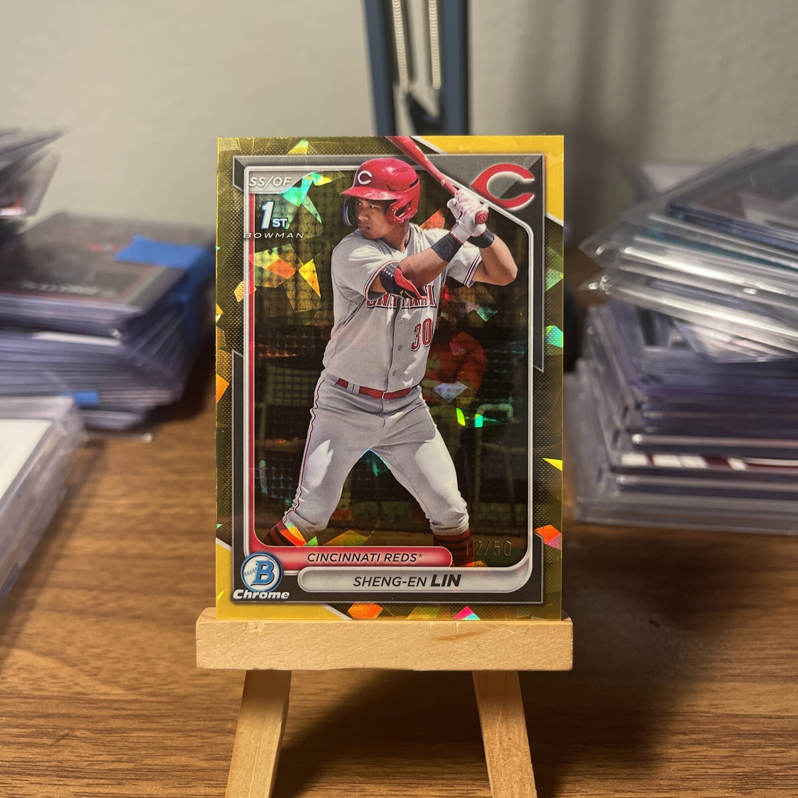 2024 Bowman Sapphire Edition - Sapphire Selections Gold Refractor Sheng ...