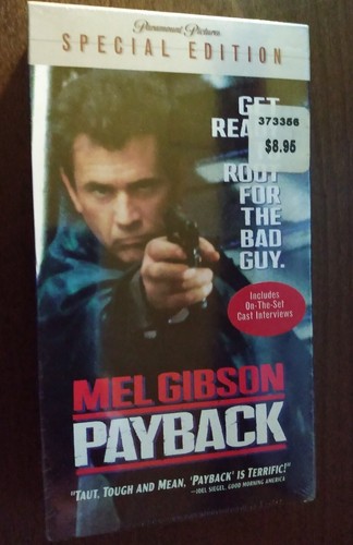 Payback (VHS, 2000, Special Edition)New Sealed. 97361557830| eBay