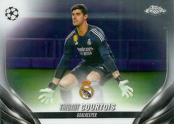 2023-24 Topps Chrome UEFA Club Competitions #100 Thibaut Courtois NM | eBay