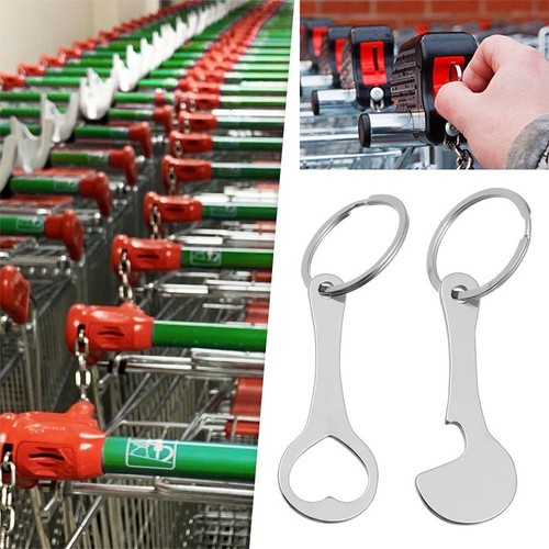 Metal Key Ring, Shopping Cart Tokens, DIY Shopping Trolley Tokens ...