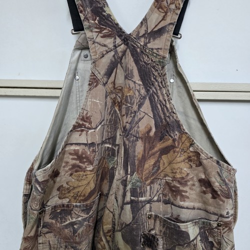 Carhartt Camo Bib Overalls 44x30 Double Knee Insulated Realtree R54 CAP ...