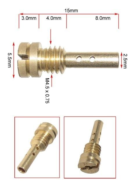 KL600 Jet Kit Stage 3 Basic 1984-86 KL600 Carburetor Pilot 42 Main 145 ...