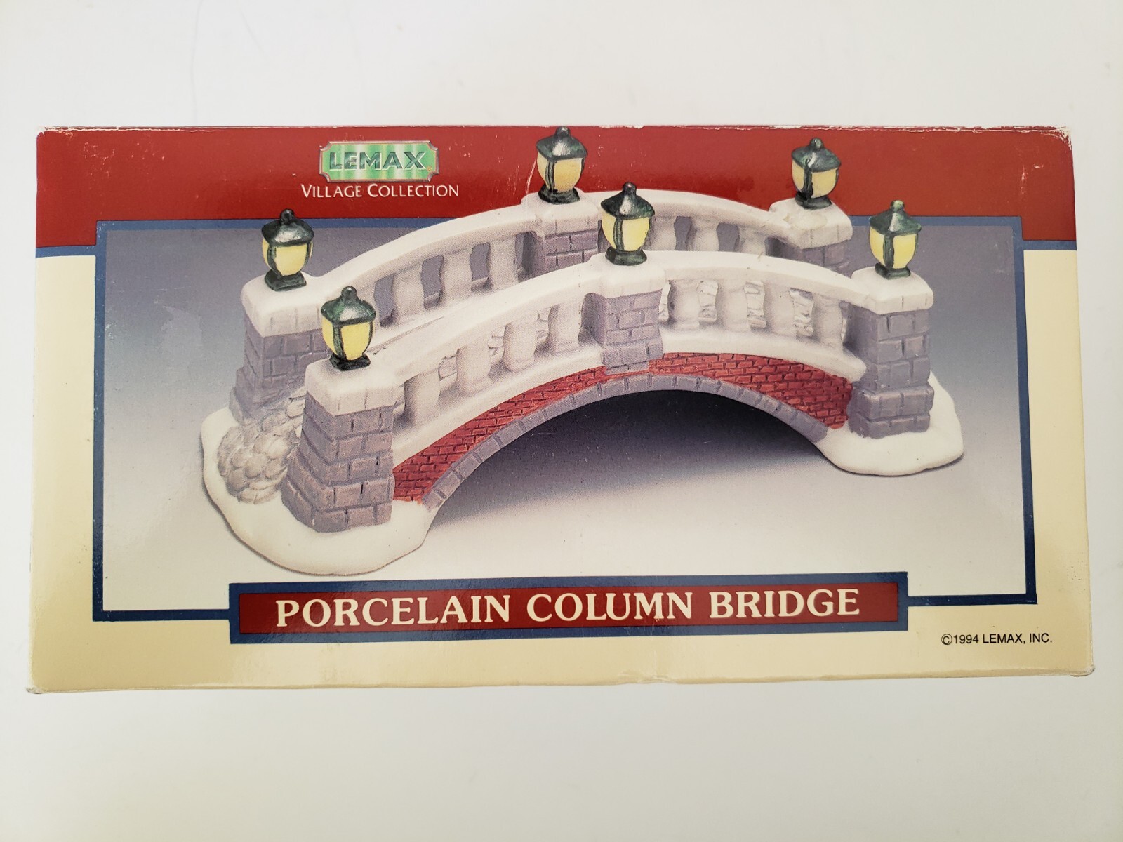 Lemax Village Collection Porcelain Column Bridge 6.25" Long 1994 for ...