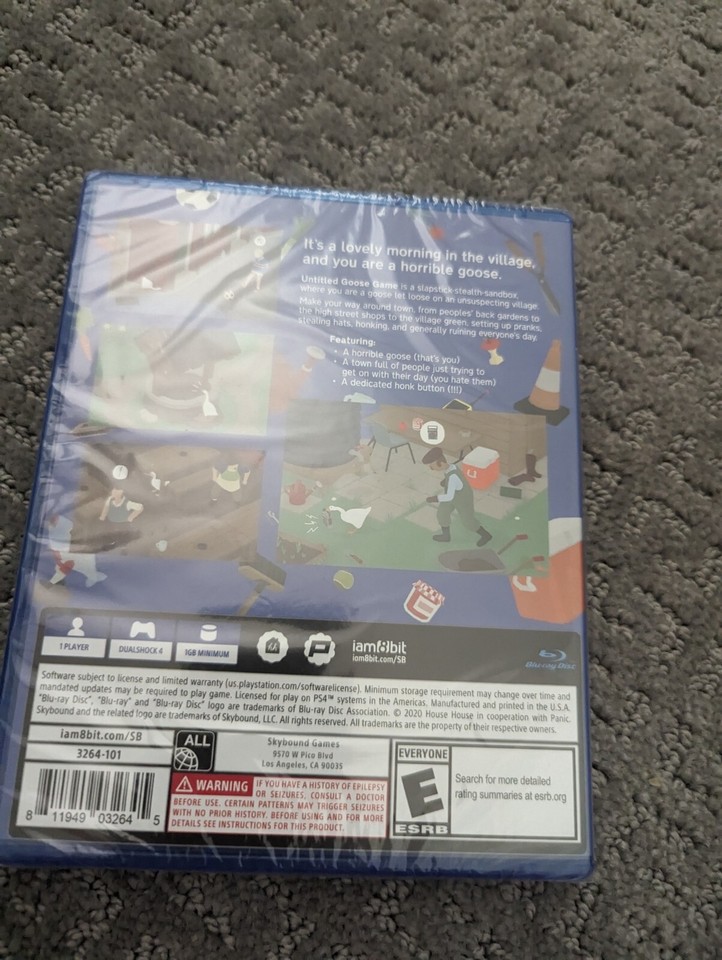 PS4 Playstation 4 Untitled Goose Game New & Factory Sealed 811949032645 ...