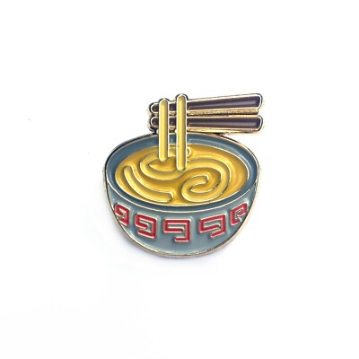 Ramen Noodles Bowl Enamel Festival Hat and Lapel Pin Badge | eBay