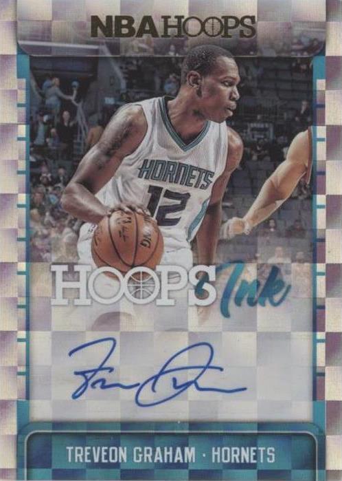 2017-18 Panini NBA Hoops - Hoops Ink Treveon Graham #HI-TGM (AU, RC ...
