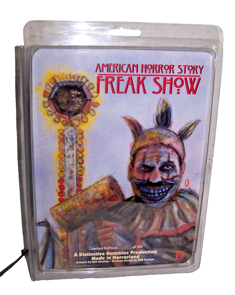 Distinctive Dummies AMERICAN HORROR STORY "Twisty The Clown Figure #50 ...