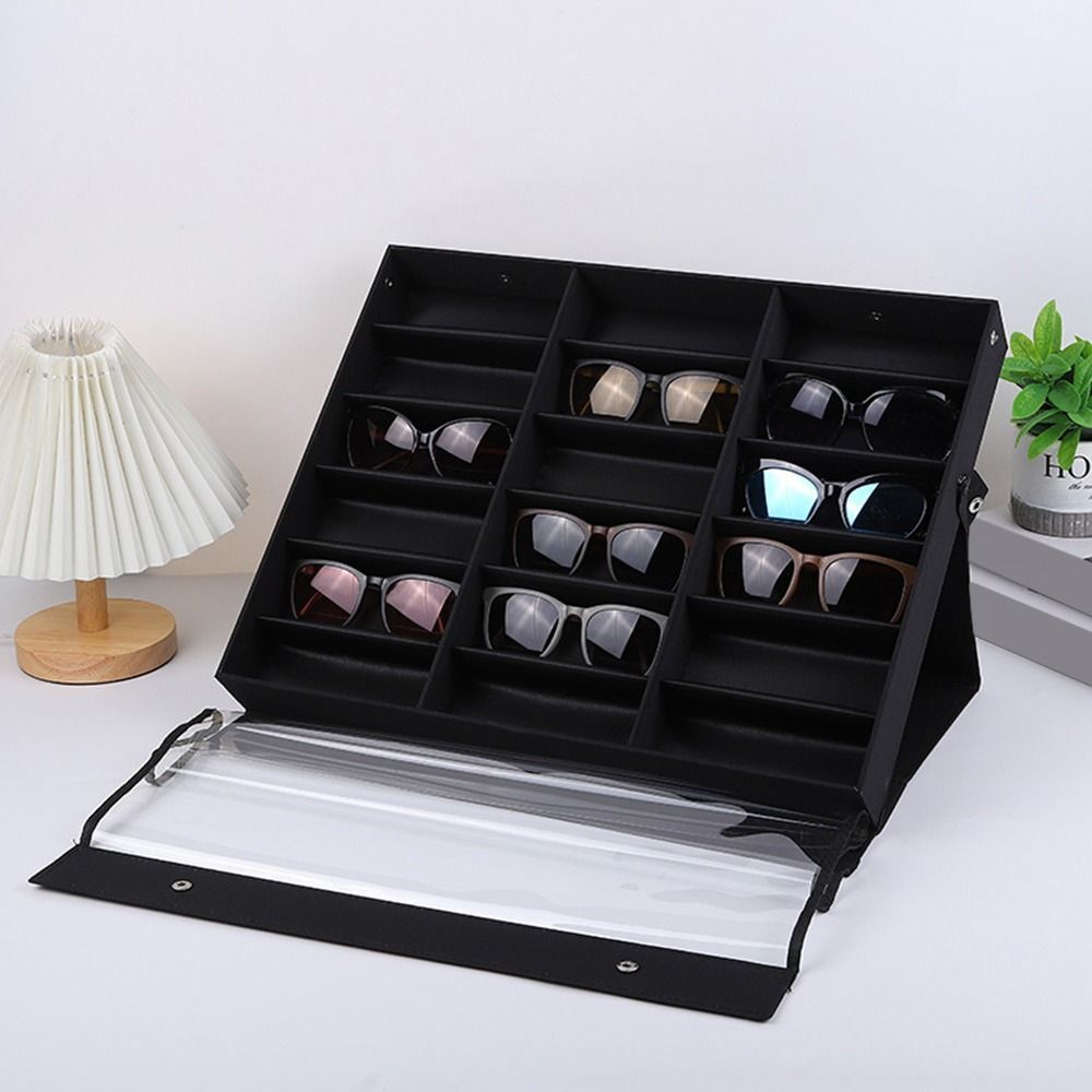 Glasses Tray Sunglasses Display Case Eyeglass Organizer Box Glasses ...