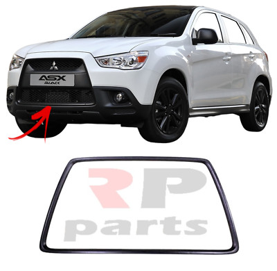 FOR MITSUBISHI ASX 2010-2012 NEW FRONT BUMPER CENTER GRILLE TRIM BLACK ...