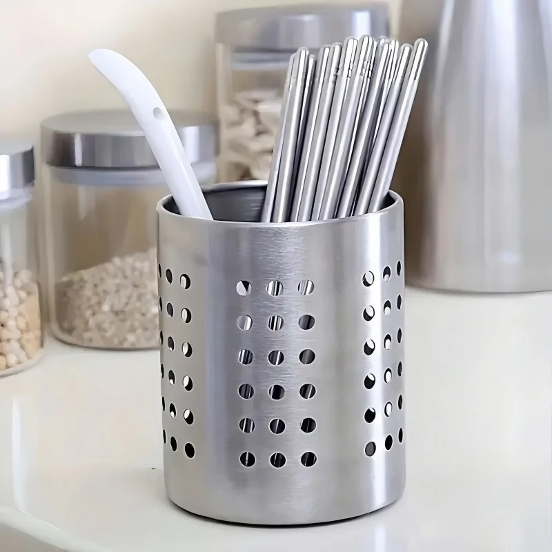 Large Kitchen Utensil stainless steel Caddy ORDNING Cooking Tools ...