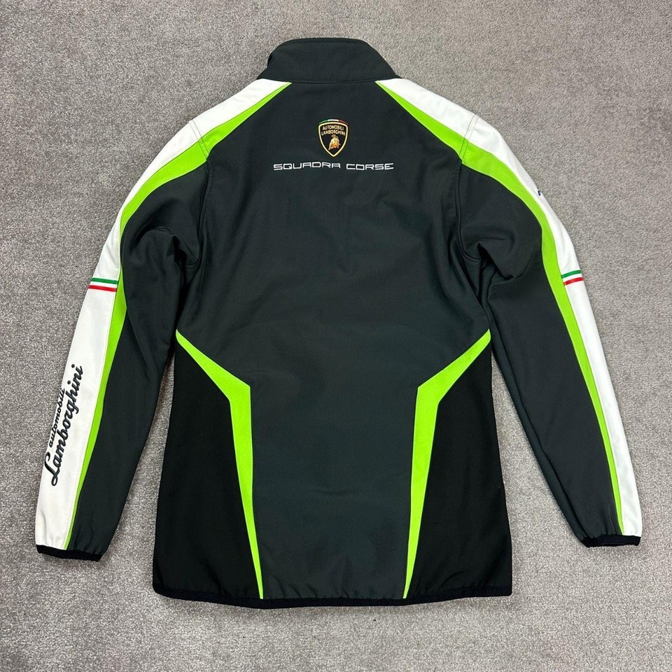 Automobili Lamborghini Squadra Corse Team Soft Shell Racing Jacket Mens ...