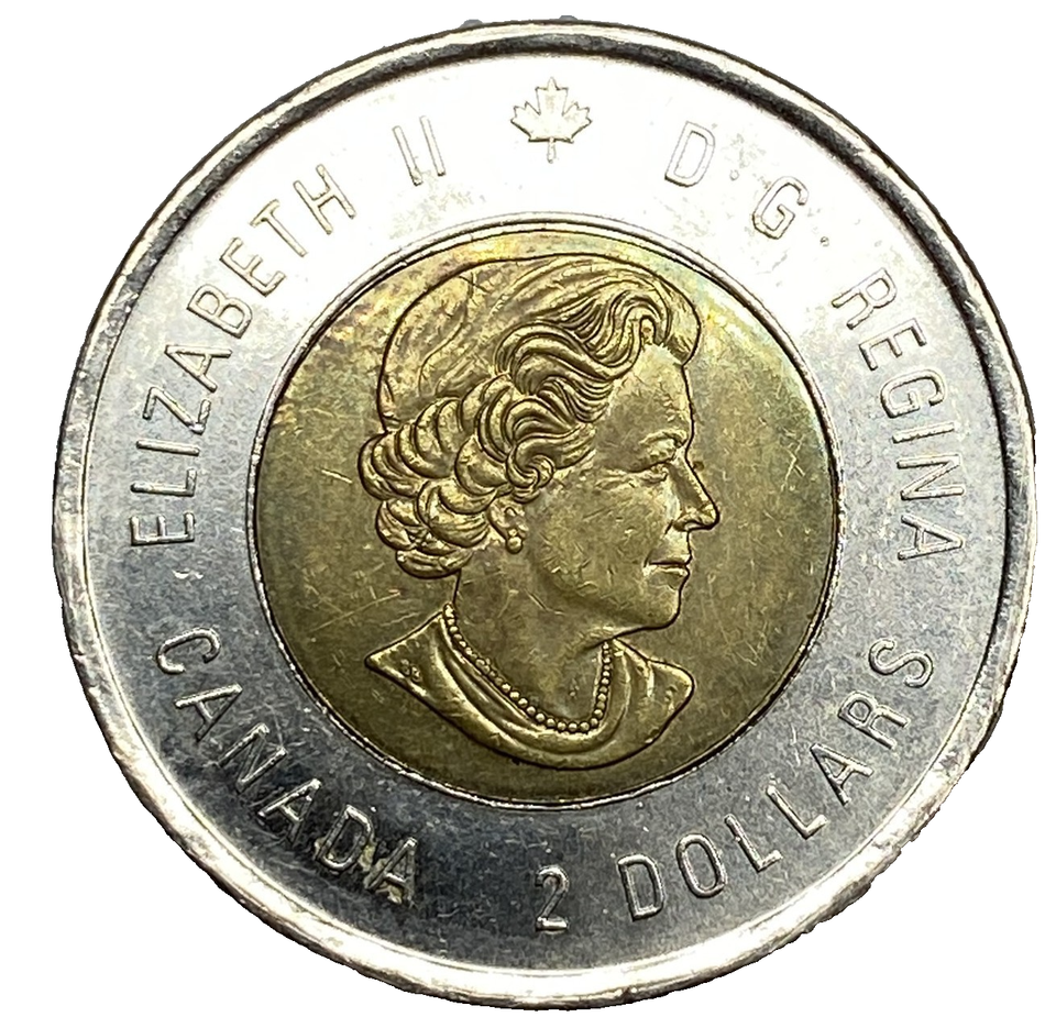 2015 CANADA TWO 2 DOLLARS JOHN A. MACDONALD TOONIE COIN | eBay