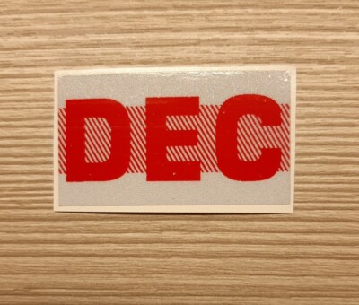 December, California license plate month sticker tags. RED. YOM DMV. | eBay