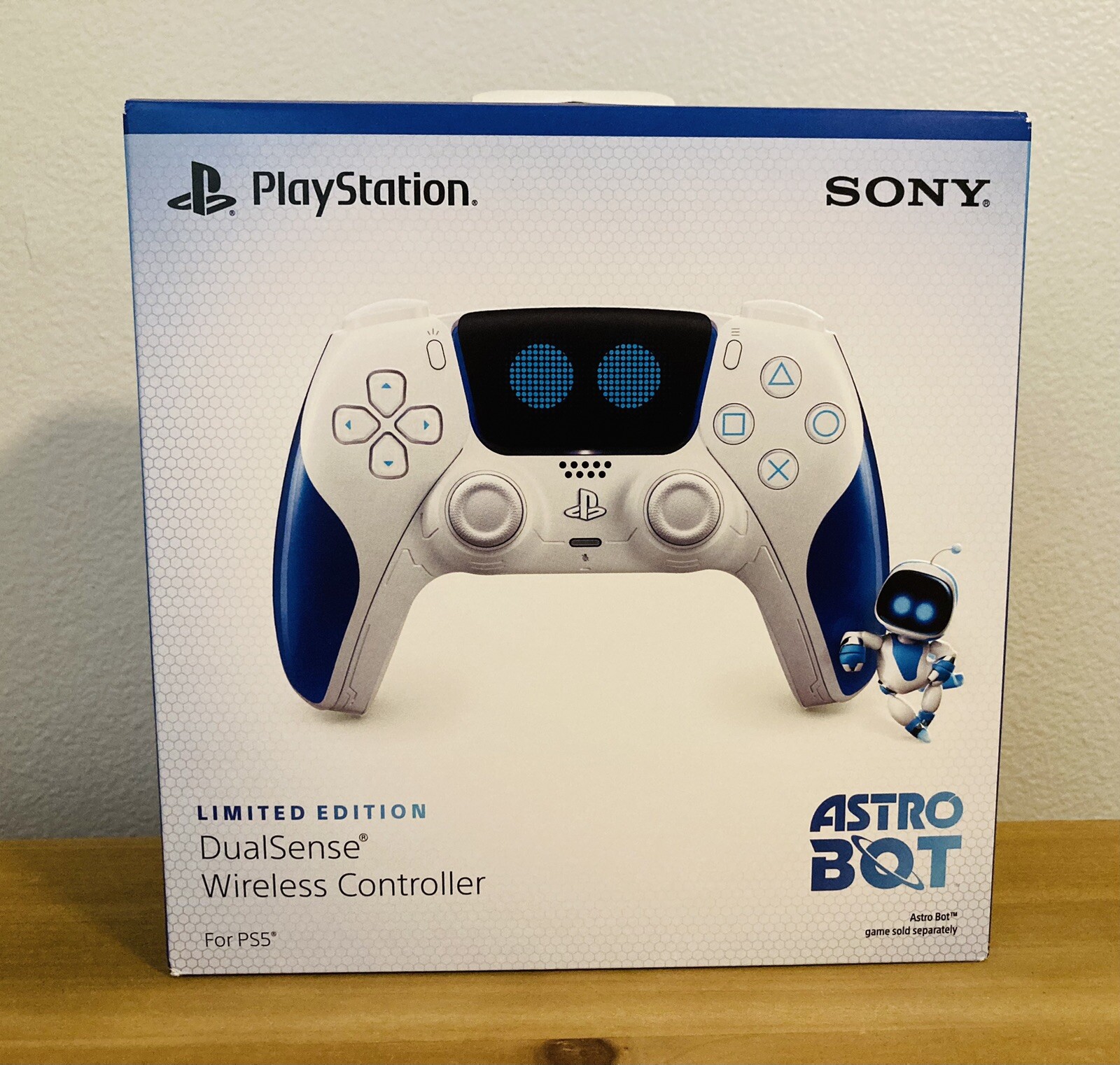 NEW Astro Bot PS5 DualSense Controller White Limited Edition In Hand ...