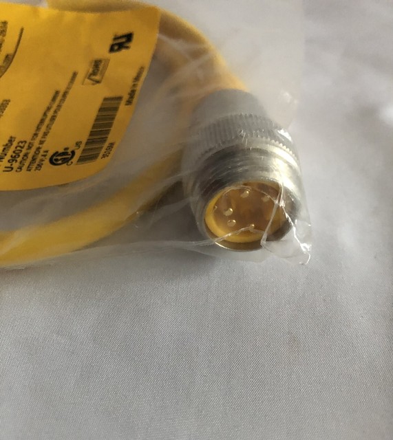 Turck Cordset P/N RKC 4.5T-0.5-RSM 50/S3353 / RKC45T05RSM50S3353 ID U ...