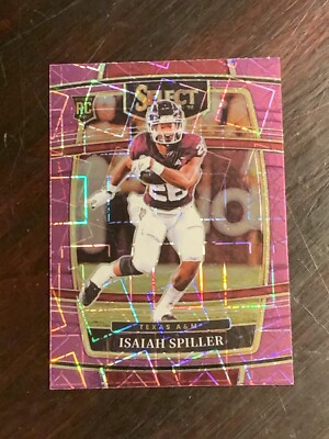 2022 Select Draft Picks Purple Lazer Prizm #18 Isaiah Spiller Rc | eBay