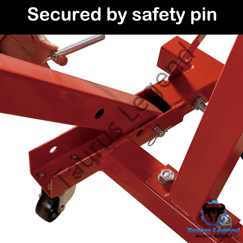 910kg Folding Engine Stand 2000lb Heavy Duty Workshop Auto Motor Crane ...