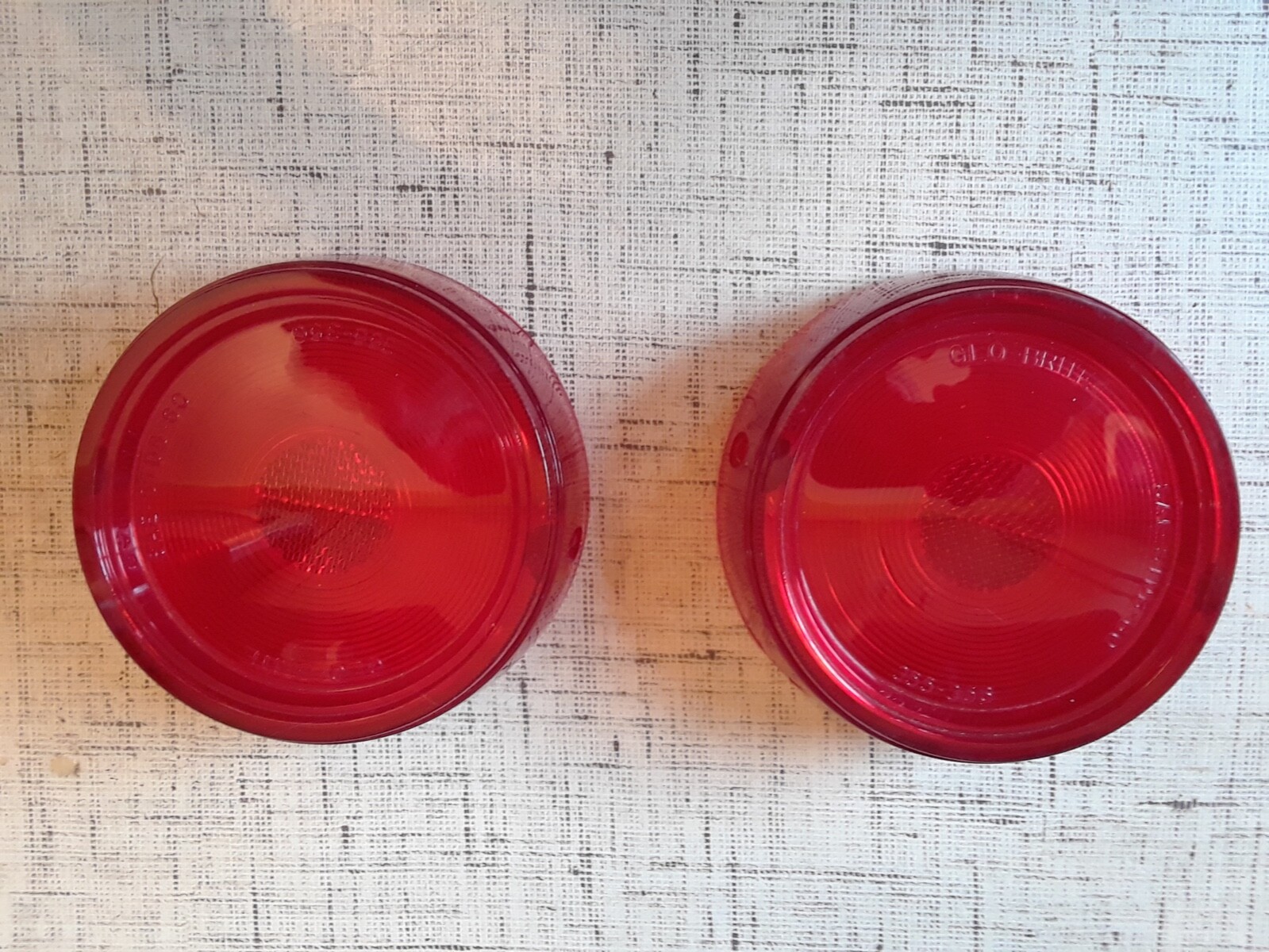 1955-1956 Pontiac Chieftain NOS Tail Light Lenses Pair #355 #356 ...