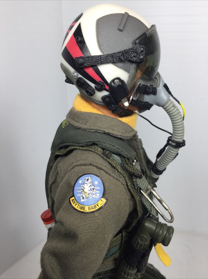 1/6 US NAVY F-14 VF-154 "TOP GUN" MODERN FIGHTER PILOT + STAND DID ...