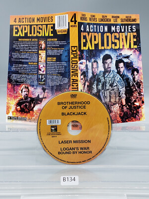 4 Explosive Action Movies (DVD) No Case No Tracking 96009326746| eBay