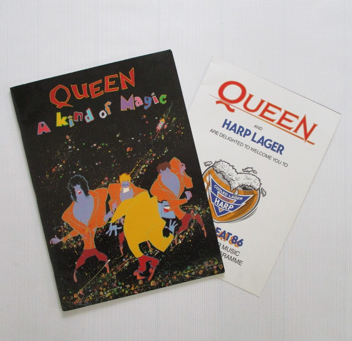 Queen A Kind Of Magic Uk Tour Programme 1986 With Ex