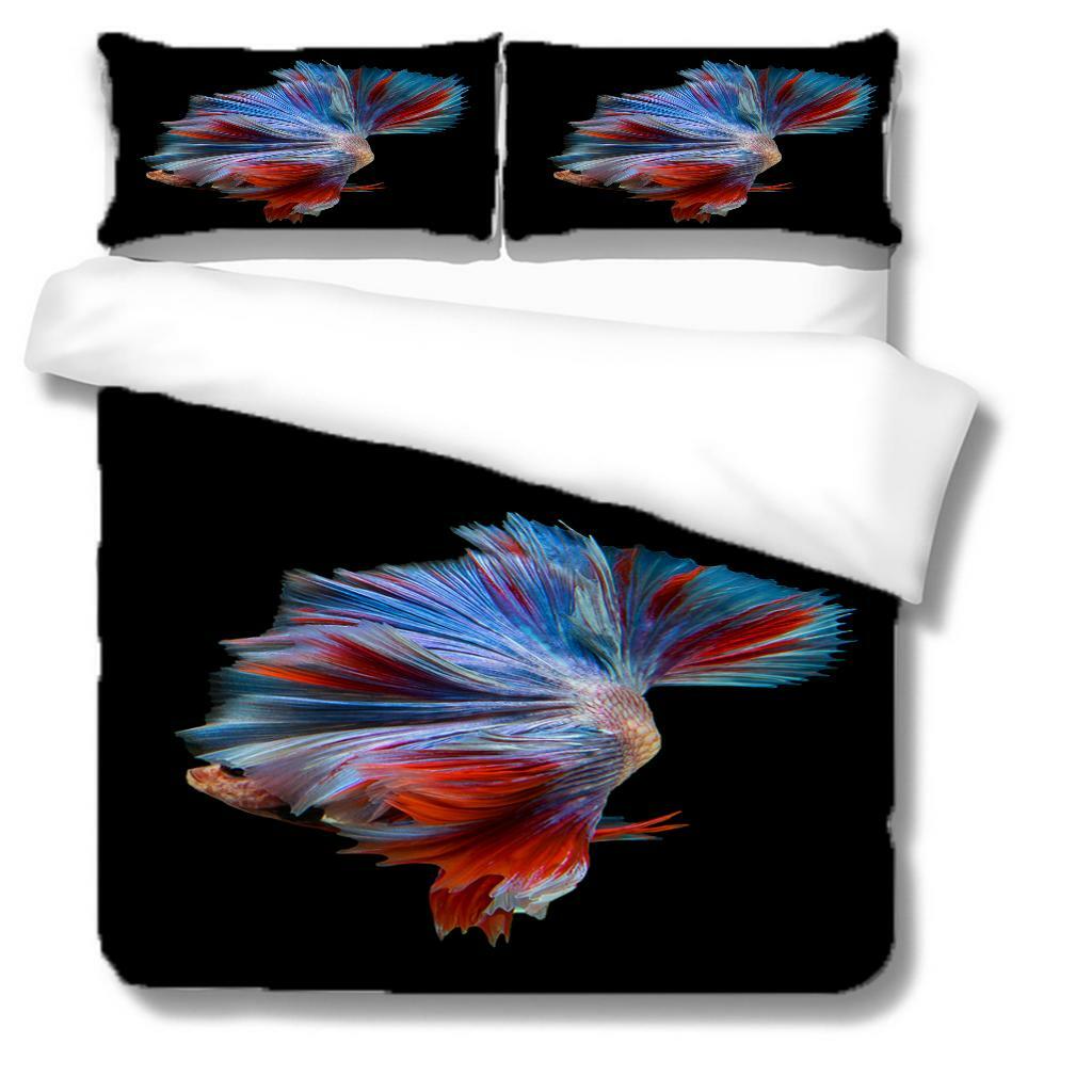 Art Goldfish Doonas/Comforter Quilt/Microfiber Duvet Bed Set Single ...