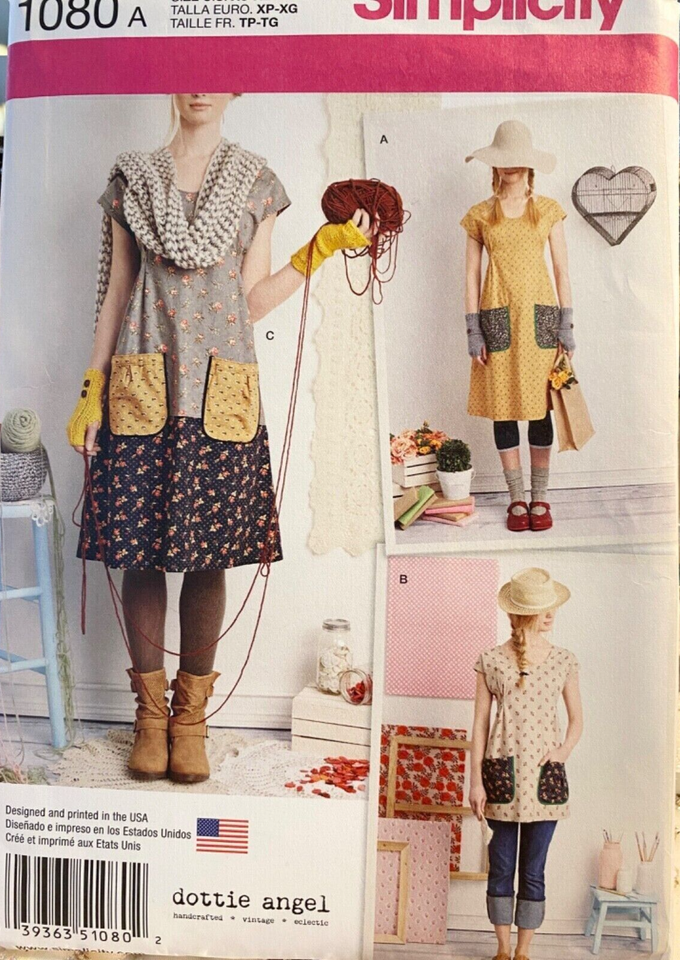 Simplicity S9122 DOTTIE ANGEL Misses Boho Dress, Tunic Sewing Pattern ...