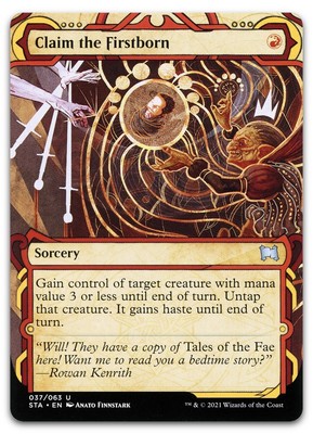 Claim the Firstborn #37 (NM) Strixhaven STA Magic MTG | eBay