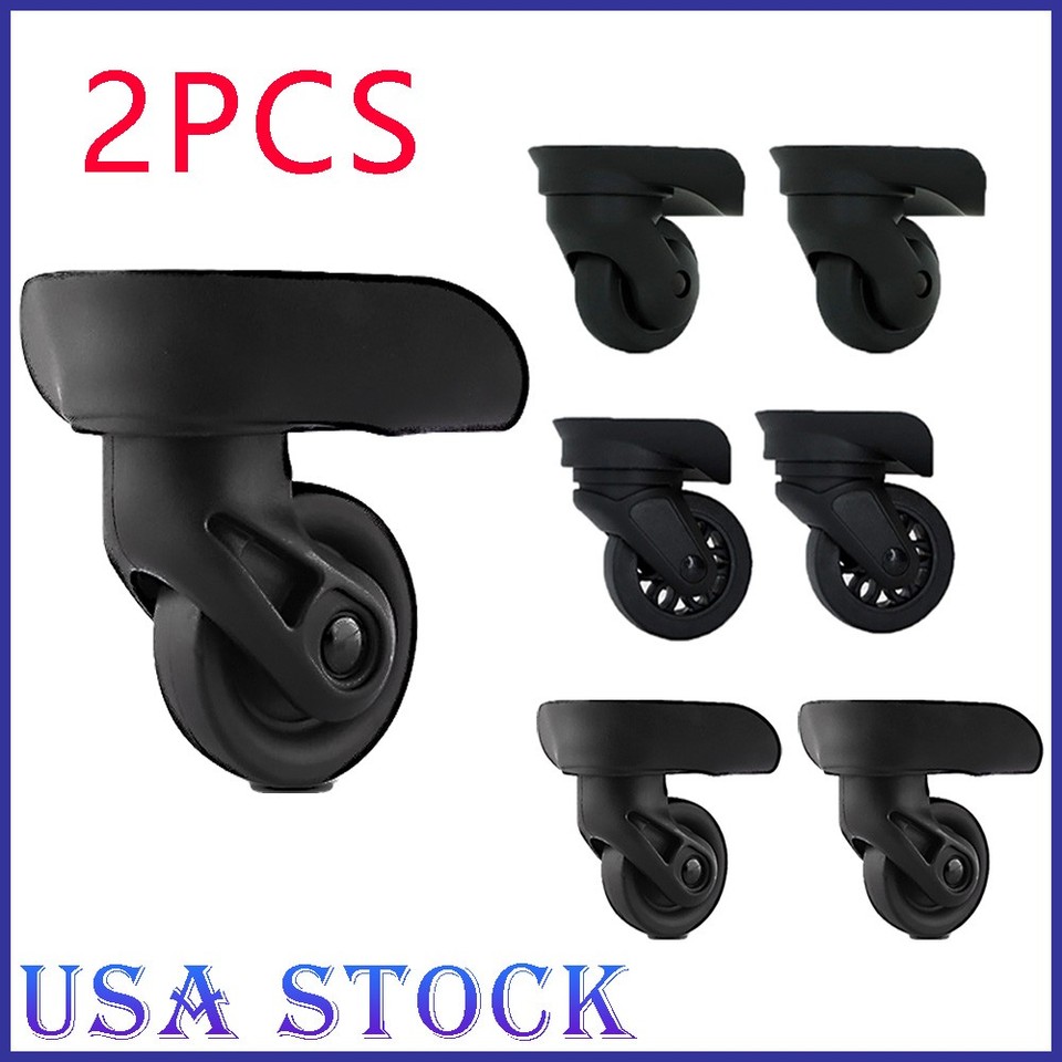 2 Pcs Luggage Wheel Replacement For Samsonite Luggage American Trolley ...