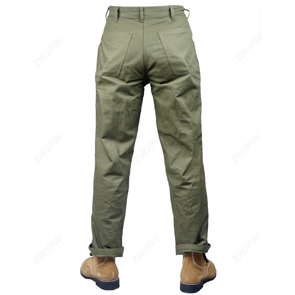 WWII WW2 WWII US GREEN USMC HBT Army Field Pants Trousers Size 36 | eBay