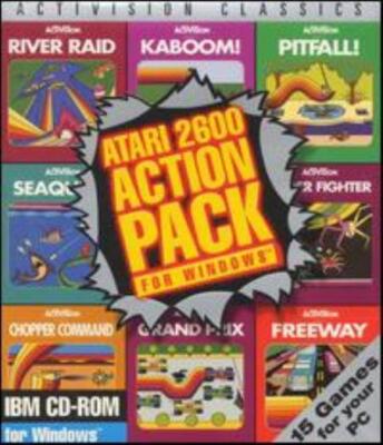 Activision's Atari 2600 Action Pack PC CD 15 classic retro arcade ...