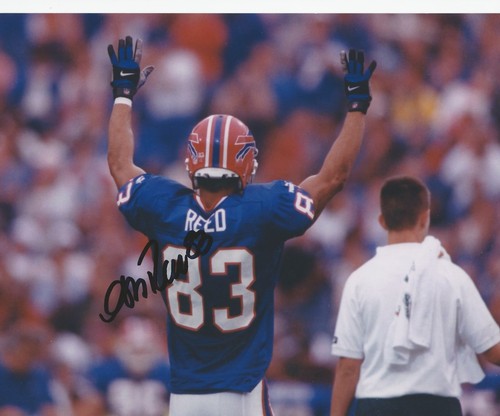 Andre Reed Signed Autographed 8x10 photo Buffalo Bills | eBay