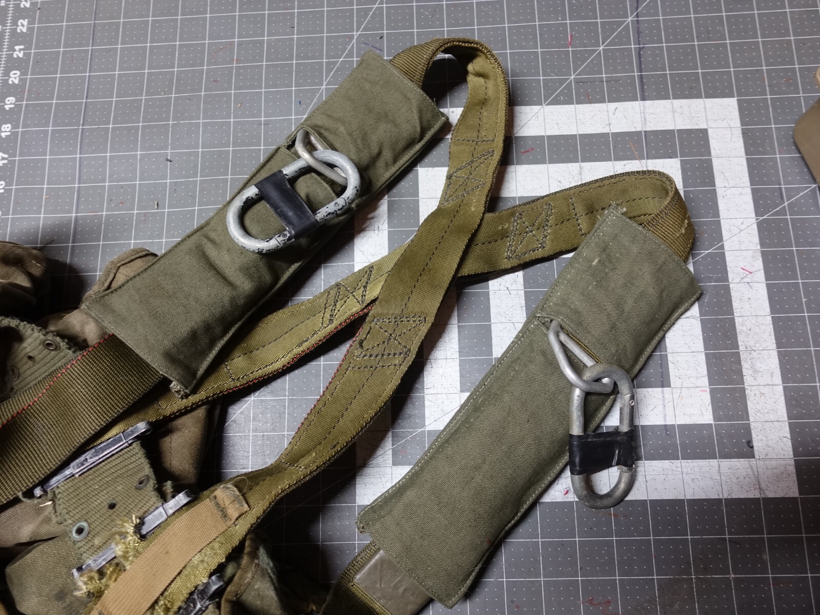 Vietnam War CISO SOG STABO Rig Shoulder Pads W/ D - Ring Slit | eBay