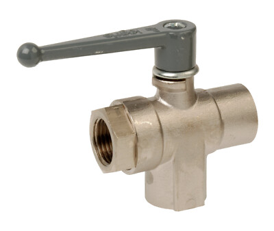 Legris Right Angled Porting 3 Way Ball Valves 1/8" - 1" BSP Female ...