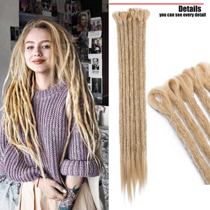 Dreadlocks Fishtail Braids Viking Dreads 5-25 Locs Hair Extensions Rave ...