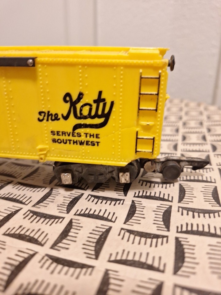 American Flyer S Scale The Katy - MKT 637 Yellow Box Car | eBay