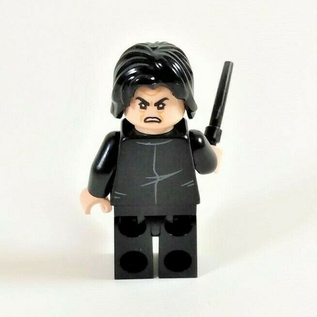 New LEGO Harry Potter, Severus Snape Minifigure w/ Wand hp134 from set ...
