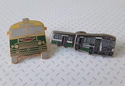 2 PIN'S RATP TRES RARE - AUTOBUS BUS ARTICULÉ PARIS - PIN SOUVENIRS ...