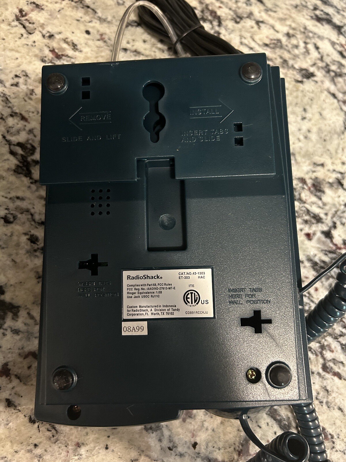 Vintage Green RADIO SHACK Desk Wall Push Button Telephone in Good ...