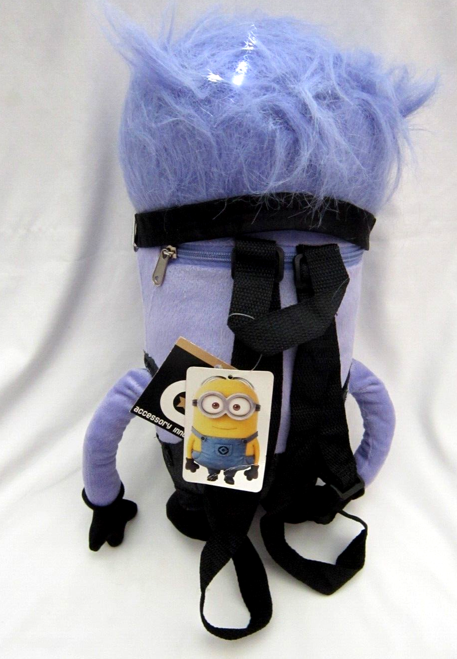 Disney Despicable Me 2 Minions Evil 15" Plush Backpack Tote-Licensed ...