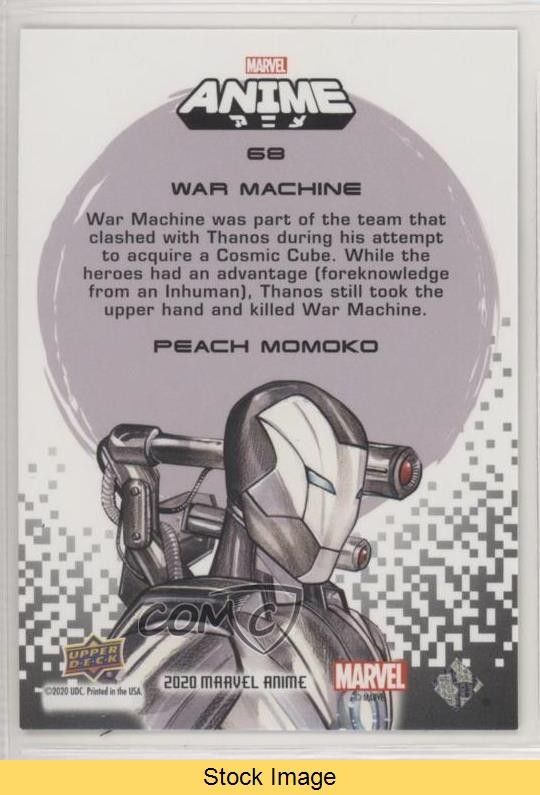 2020 Upper Deck Marvel Anime Hyper Mosaic War Machine #68 READ mq5 | eBay