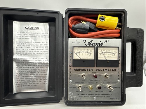 Annie Model A-3 Hermetic Unit and Capacitor Analyzer with Case | eBay
