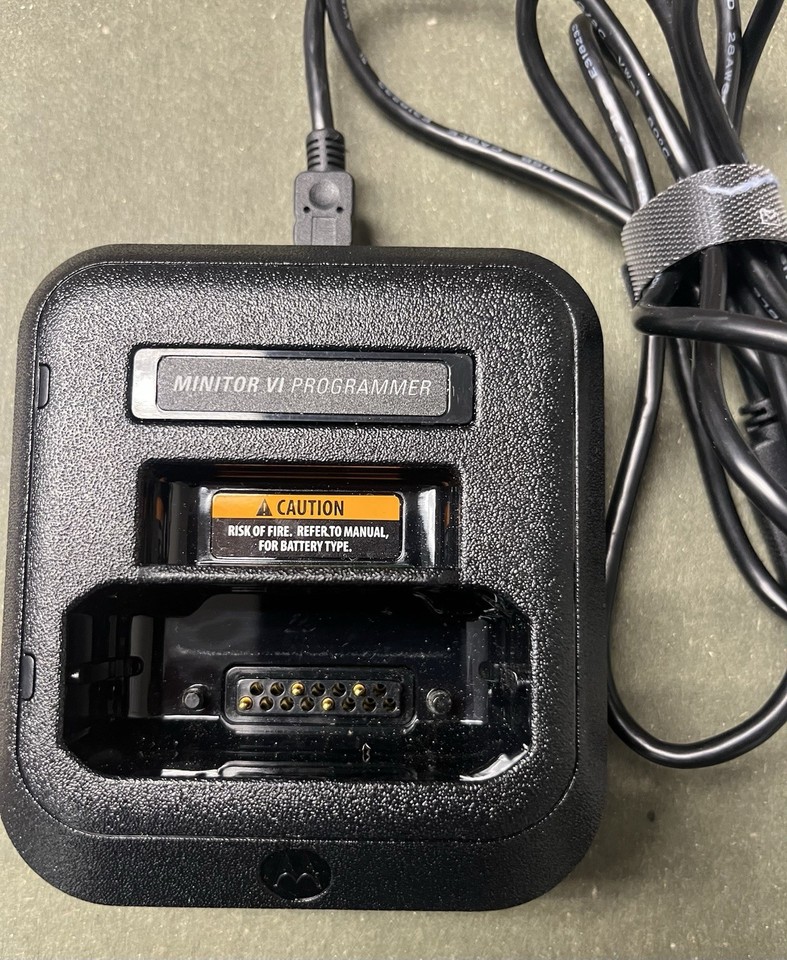 Motorola Original OEM Minitor VI Pager Programming Cradle with USB ...