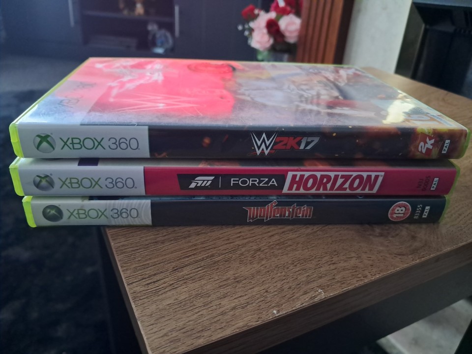 3 x Xbox 360 Games - Wolfenstein, Forza Horizon, Wwe 17 | eBay UK