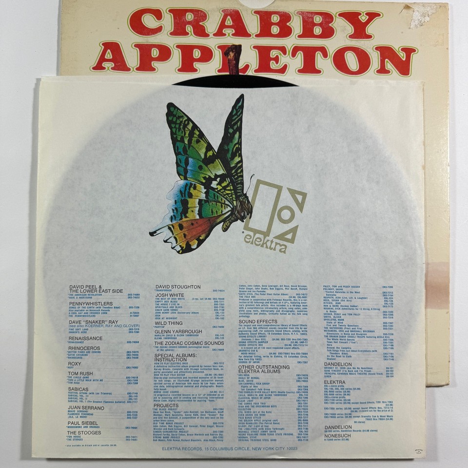 CRABBY APPLETON / Michael Fennelly : Rotten To The Cord LP w/INSERT ...