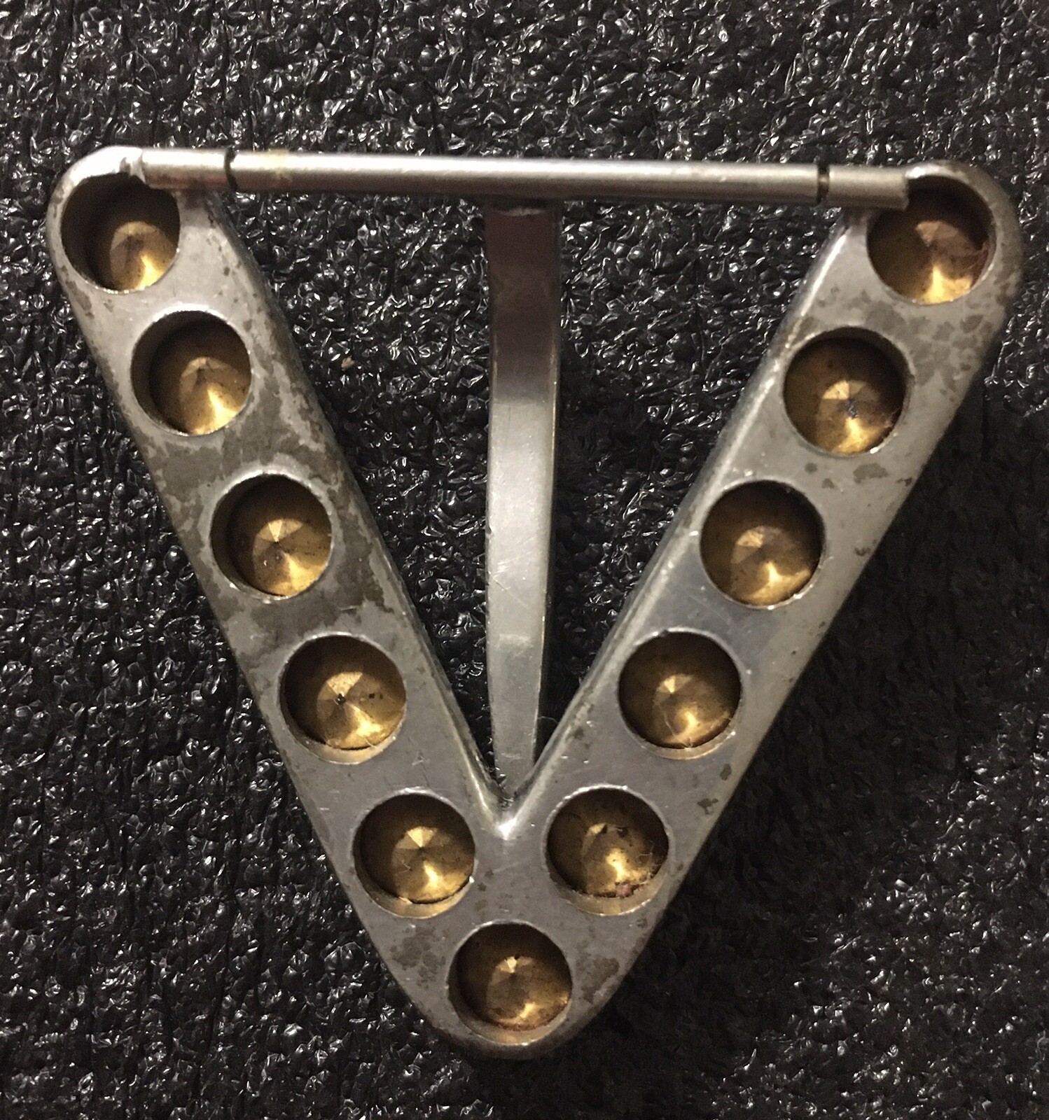 Vintage 1950's Triangle Or Arrow Belt Buckle, Buckle … - Gem