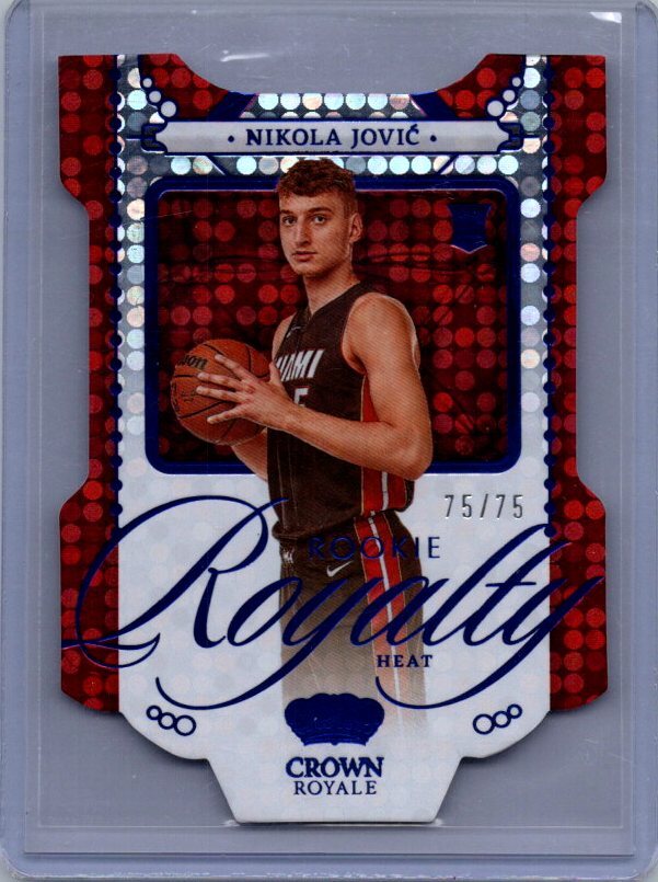 Nikola Jovic 2022 Crown Royale #27 Rookie Royalty - Blue /75 Price ...