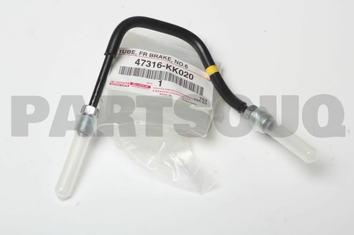 47316KK020 Genuine Toyota TUBE, FR BRAKE, NO.6 47316-KK020 | eBay
